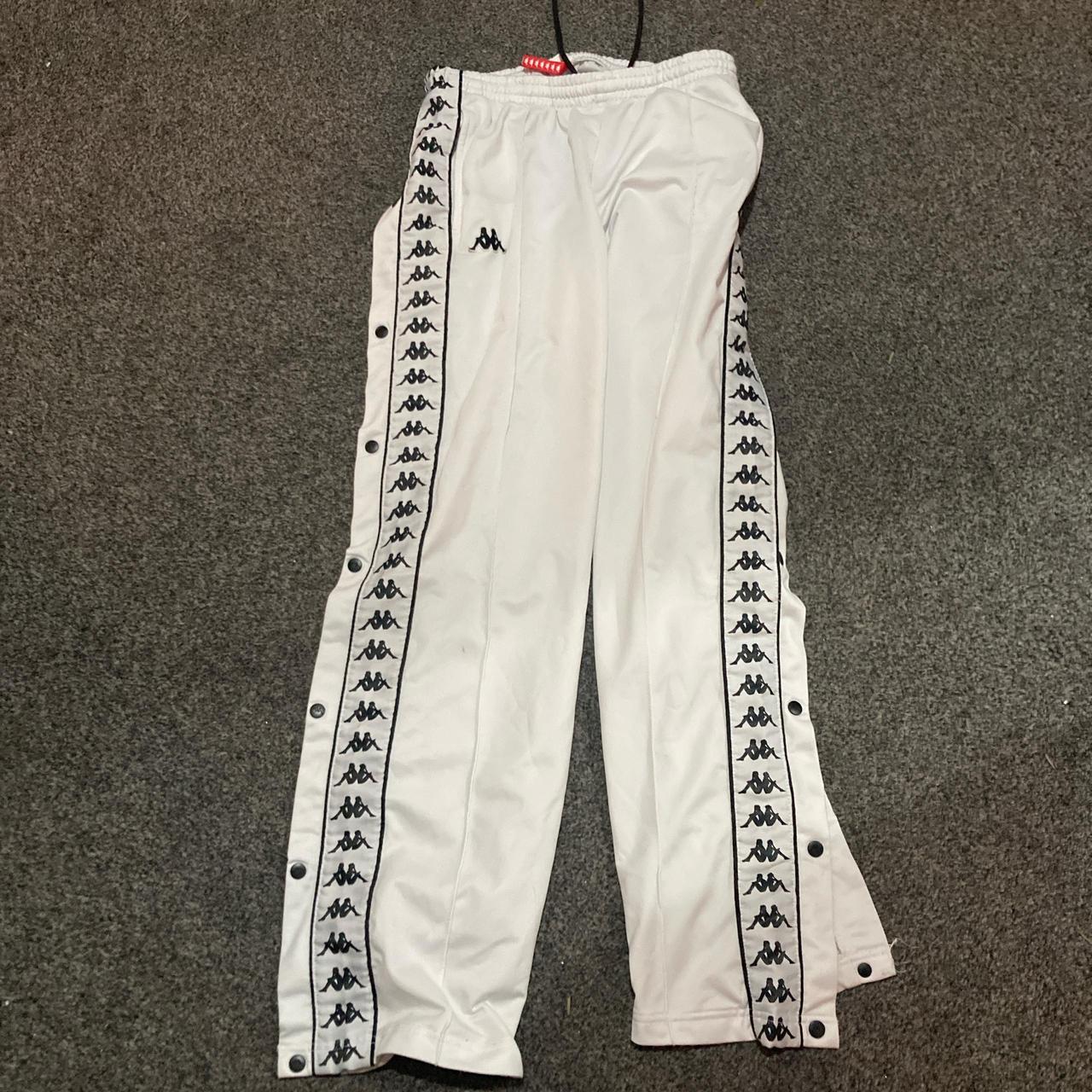 White Kappa track pants #trackpants - Depop