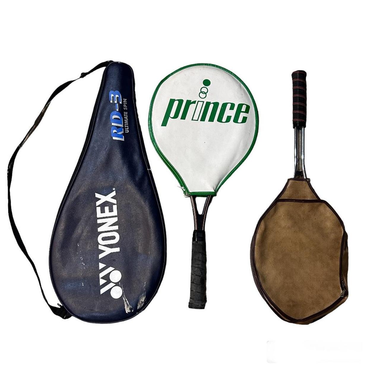 Lot 3 Vintage Tennis Rackets Bags Covers Prince... - Depop