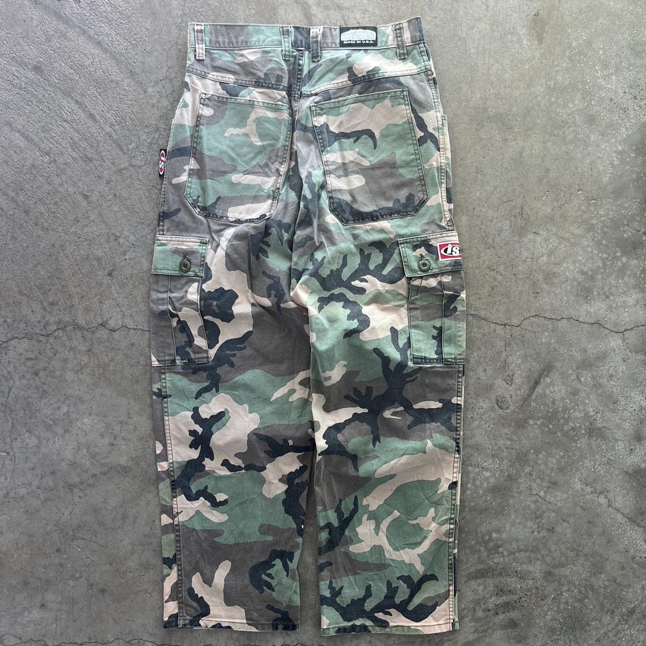 Y2K Camo Interstate Pants Measures 34x32 See... - Depop