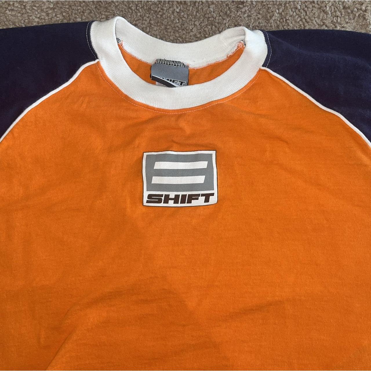 Late 90s “Shift” motocross shirt, single stitch... - Depop