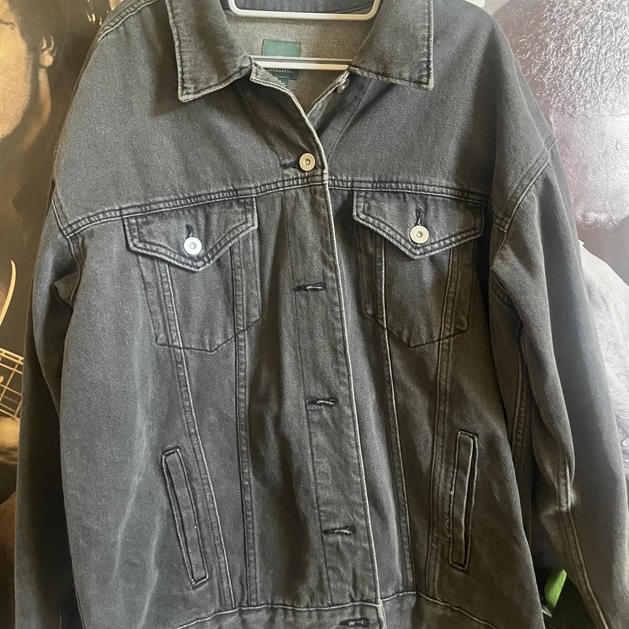 Black denim jacket Wild fable brand So cute and... - Depop