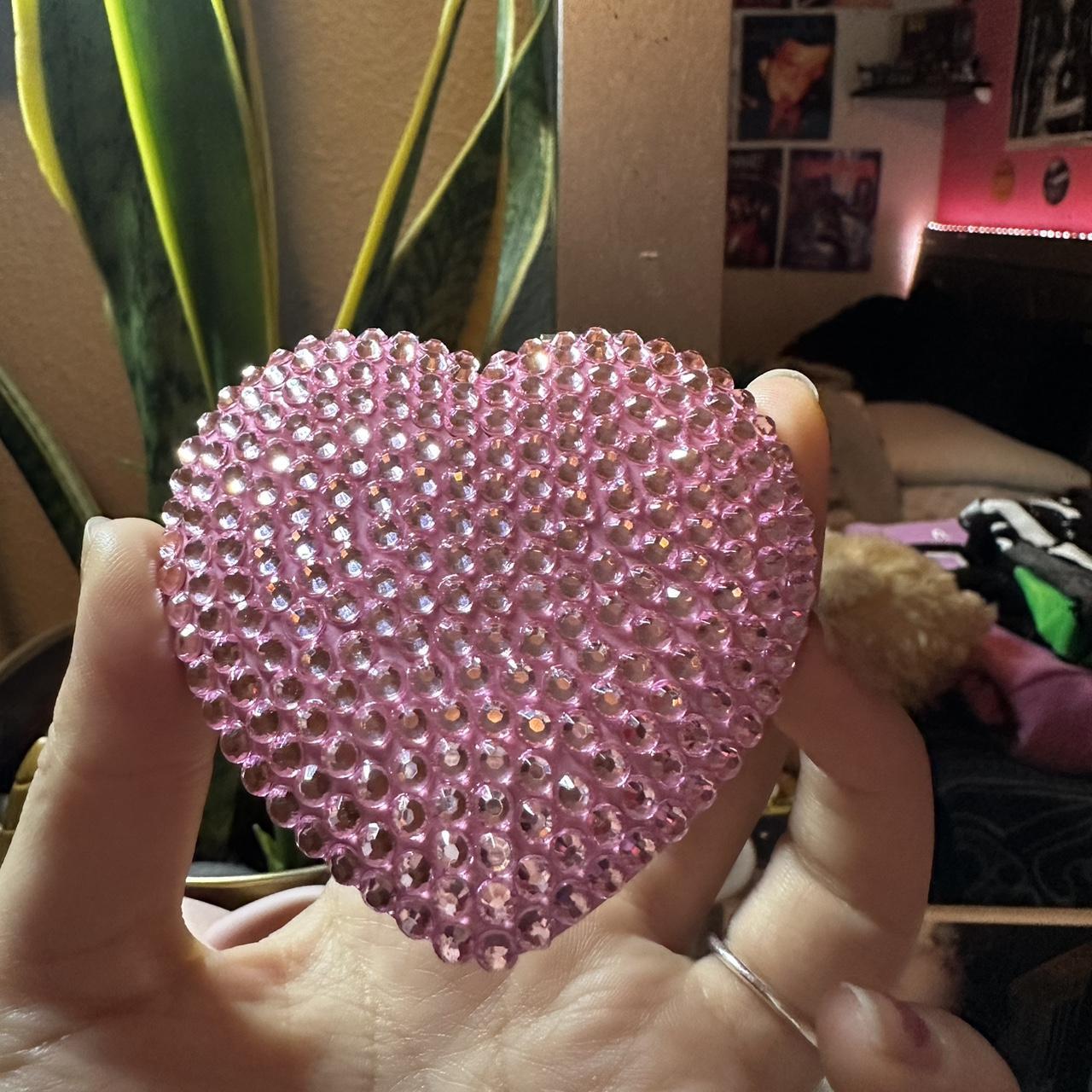 💗 Paris Hilton Compact Mirror 💗Gem Stoned Pocket... - Depop