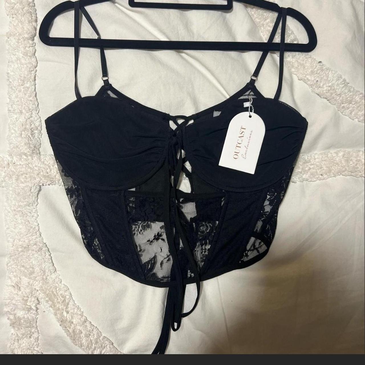 Generation Outcast Corset back crop #generationoutcast - Depop