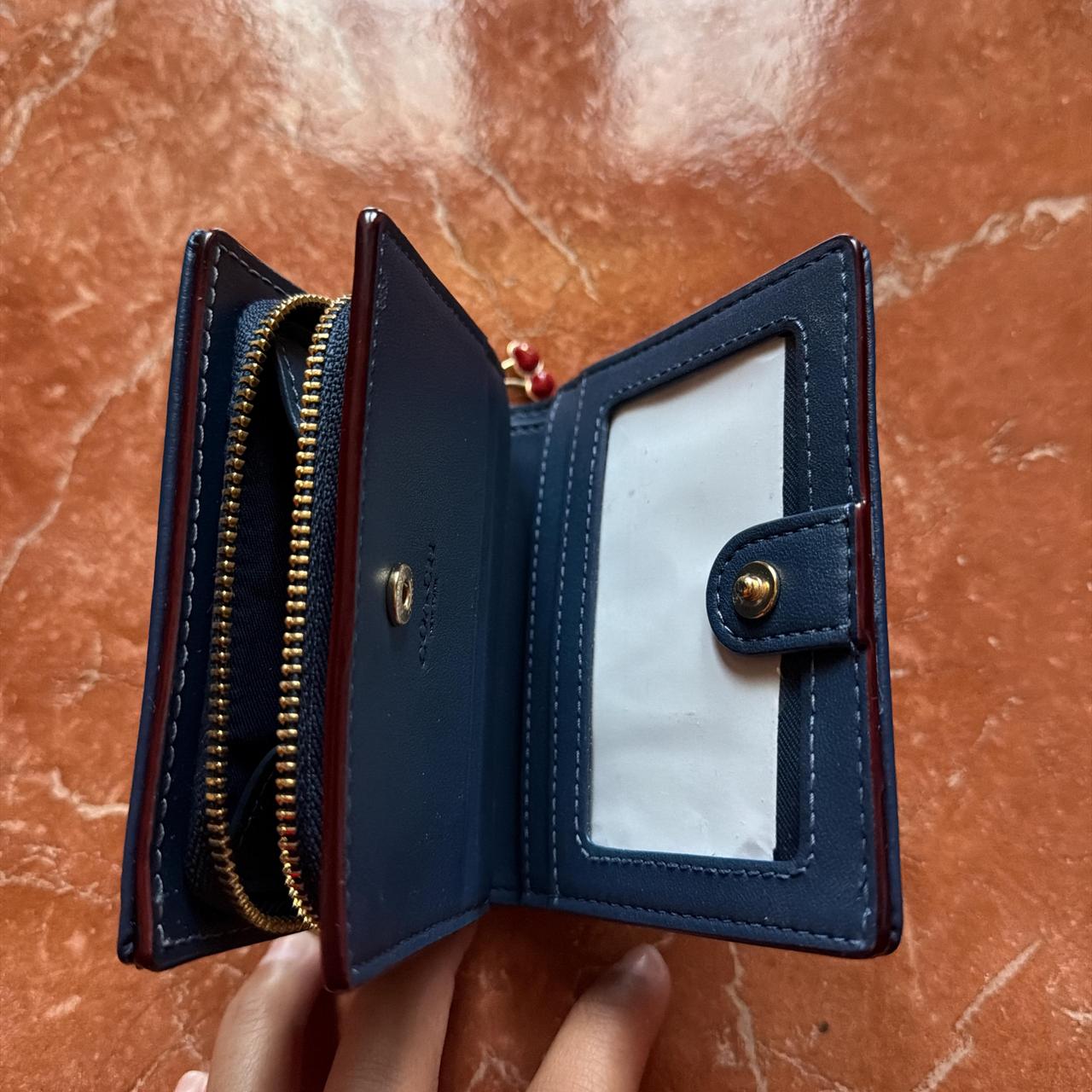 COACH Denim Snap Wallet If you have any questions... | Depop