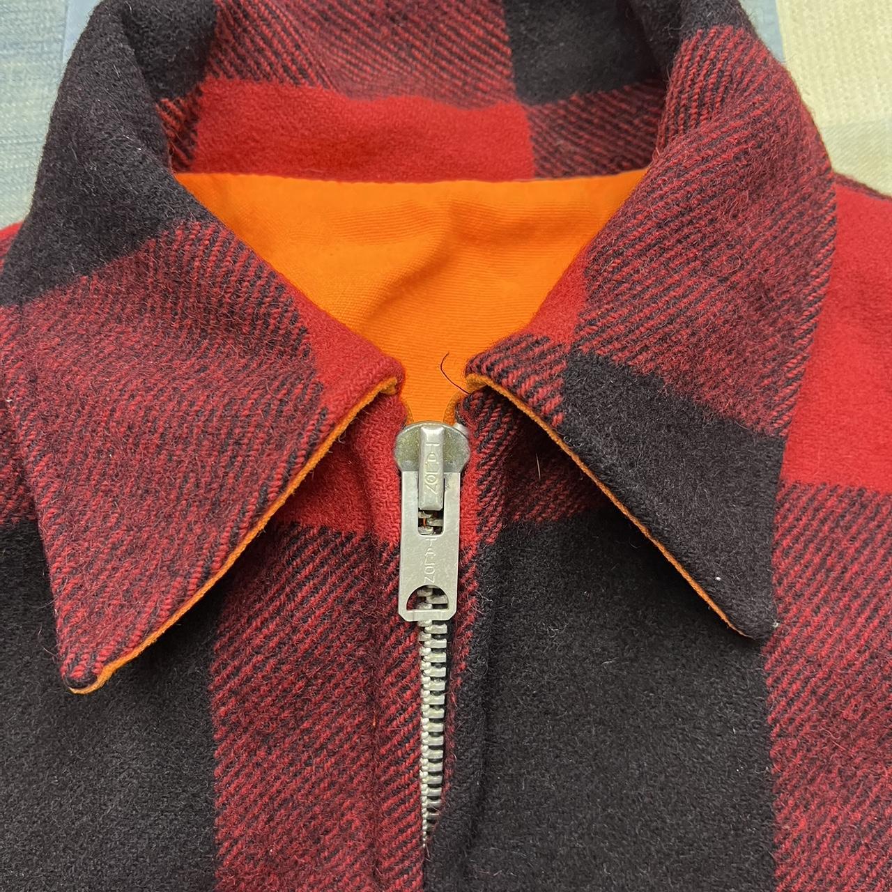 1970’s Wool Rich Reversible Hunting Jacket Size... - Depop