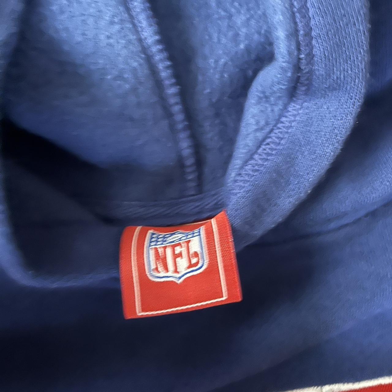 Vintage Reebok NFL New York Giants Hoodie Size kids XL - Depop