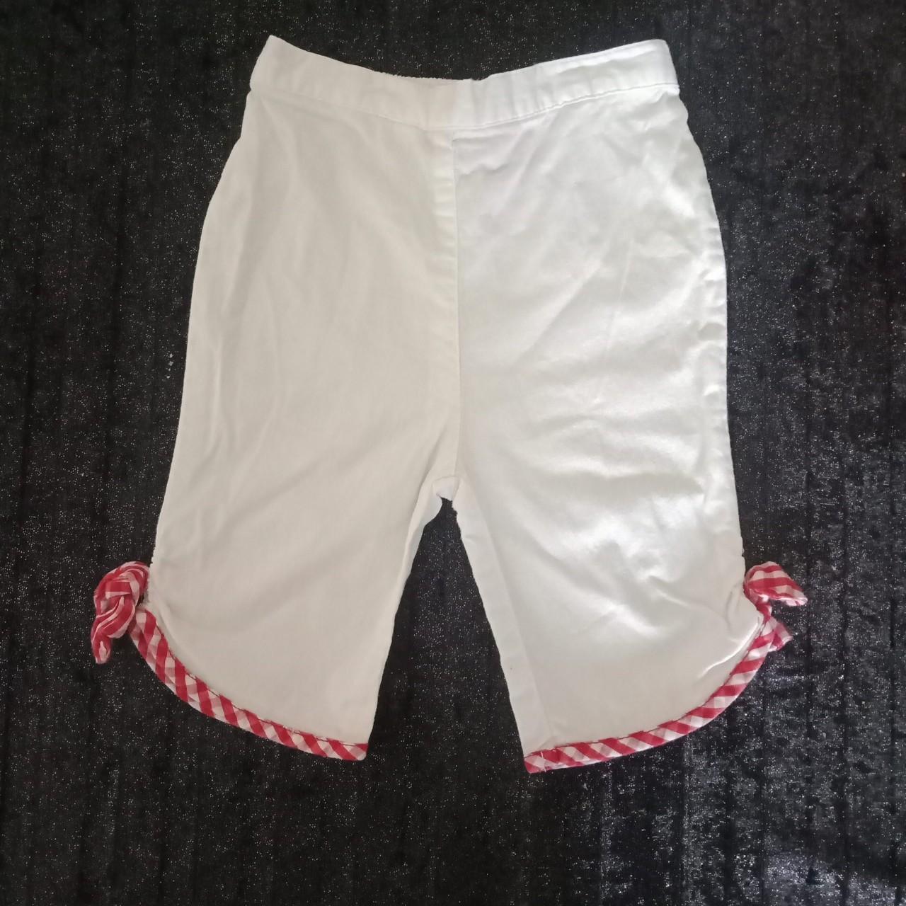 size 00 baby girl White Stretch Cotton Shorts ... - Depop