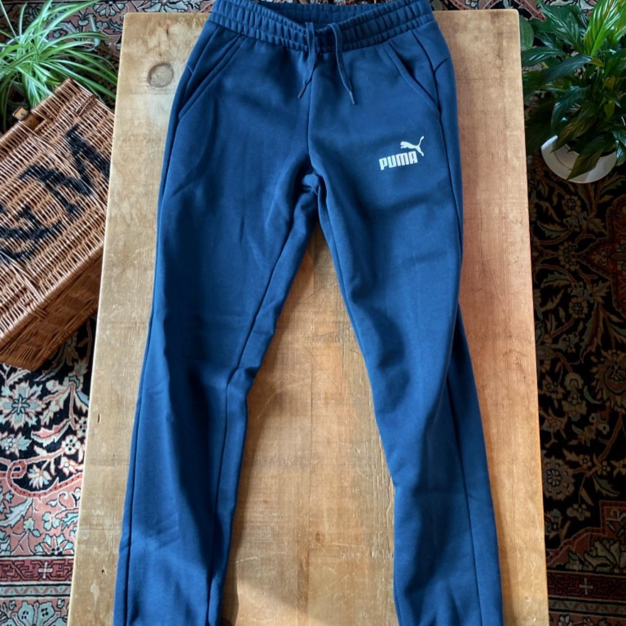 Puma Men's Navy and Blue Joggers-tracksuits | Depop