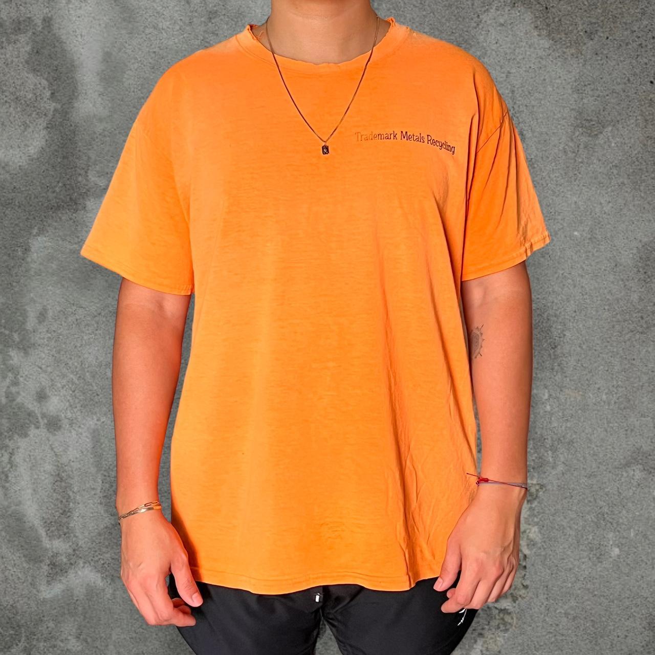 Trademark Metals bright Orange shirt 🔥 this shirt is... - Depop