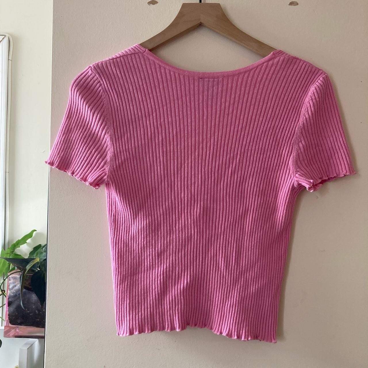 Rue 21 Women's Pink Blouse | Depop