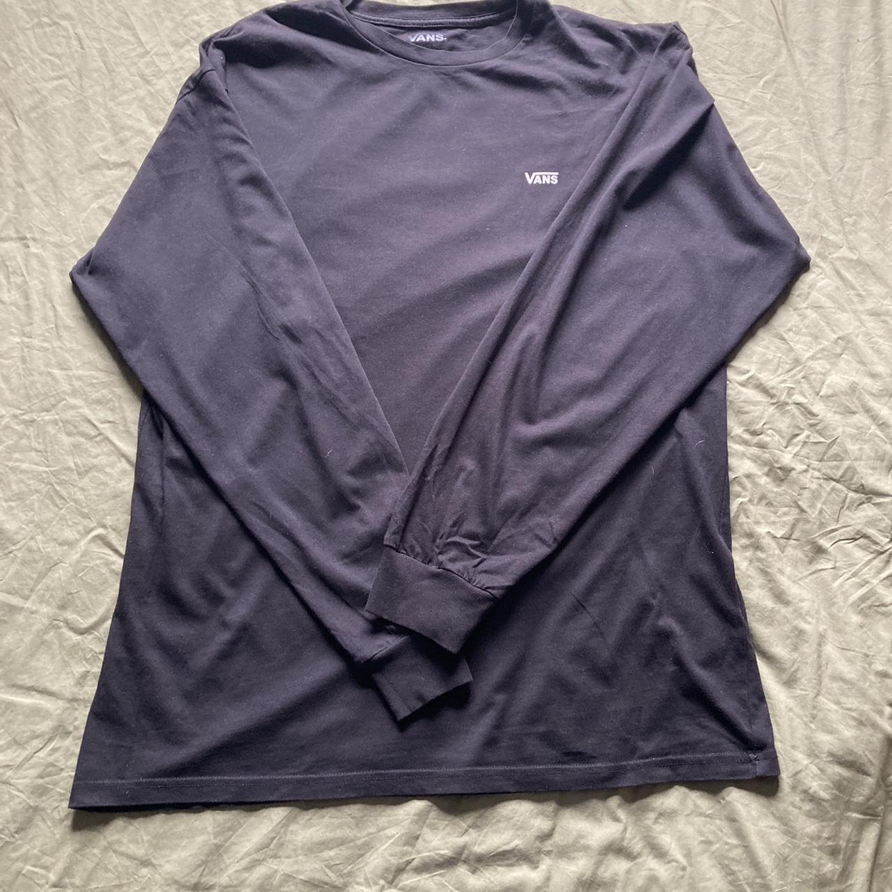 Large Black Vans T-Shirt - Depop