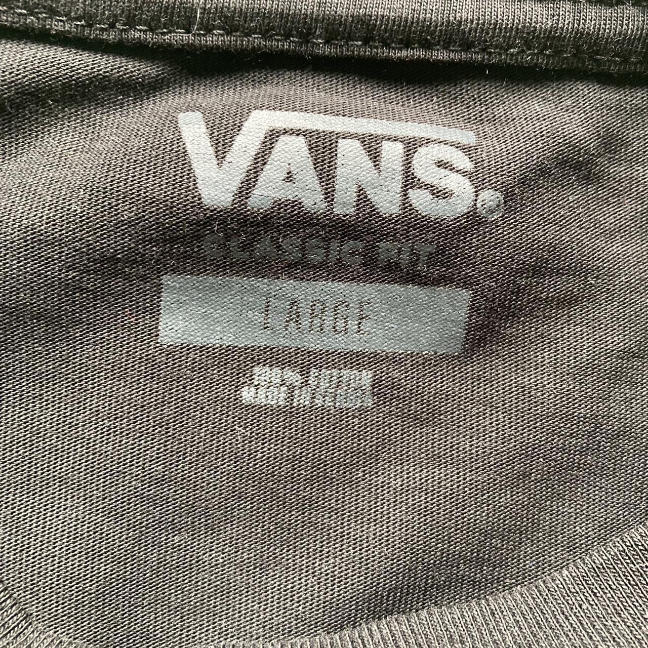 Large Black Vans T-Shirt - Depop
