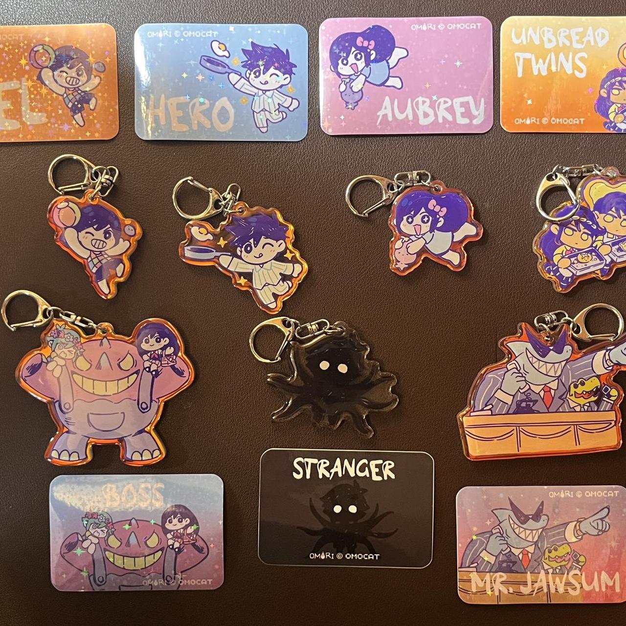 OMORI BOSS RUSH Keychains Really good condition.... | Depop