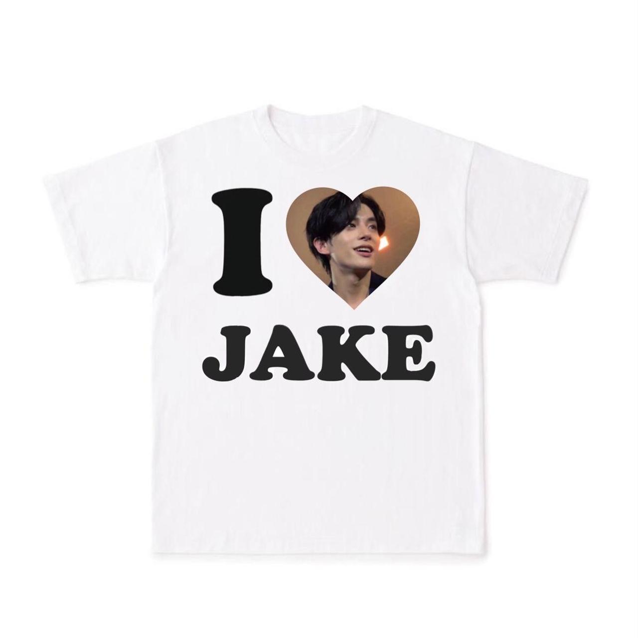I heart jake white tshirt! •unisex •true to size... - Depop