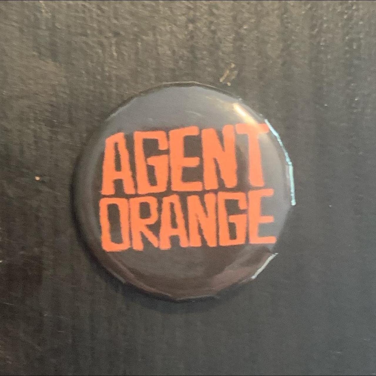 Agent Orange 1” pin. Buy one 1" pin full price get... - Depop