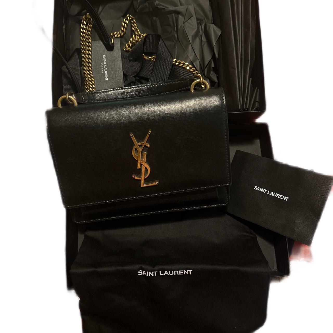 YSL Sunset Wallet Purse Crossbody Retail:... - Depop