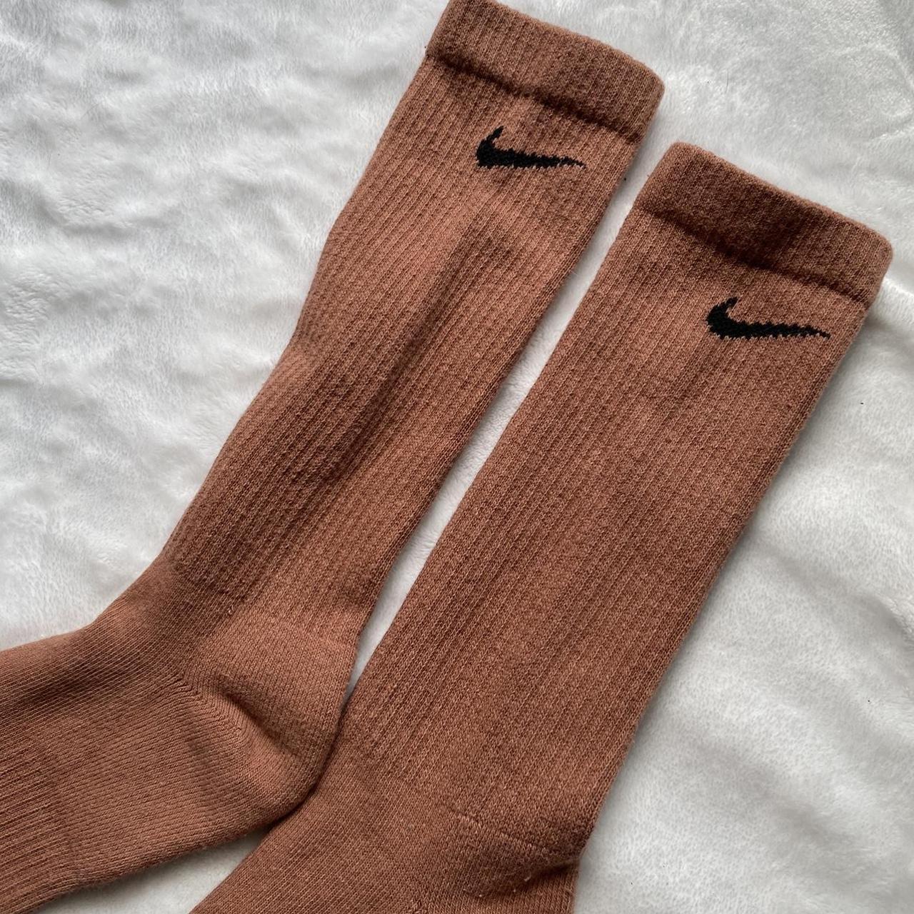 3 pack of Nike dry-fit brown shaded socks 🧦 - Never... - Depop