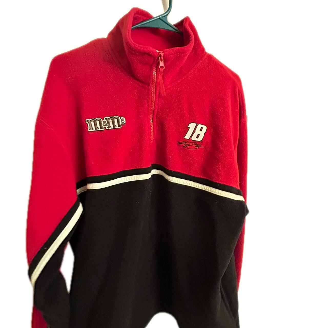 Vintage Kyle Busch Winner’s Circle Fleece Sweater... - Depop