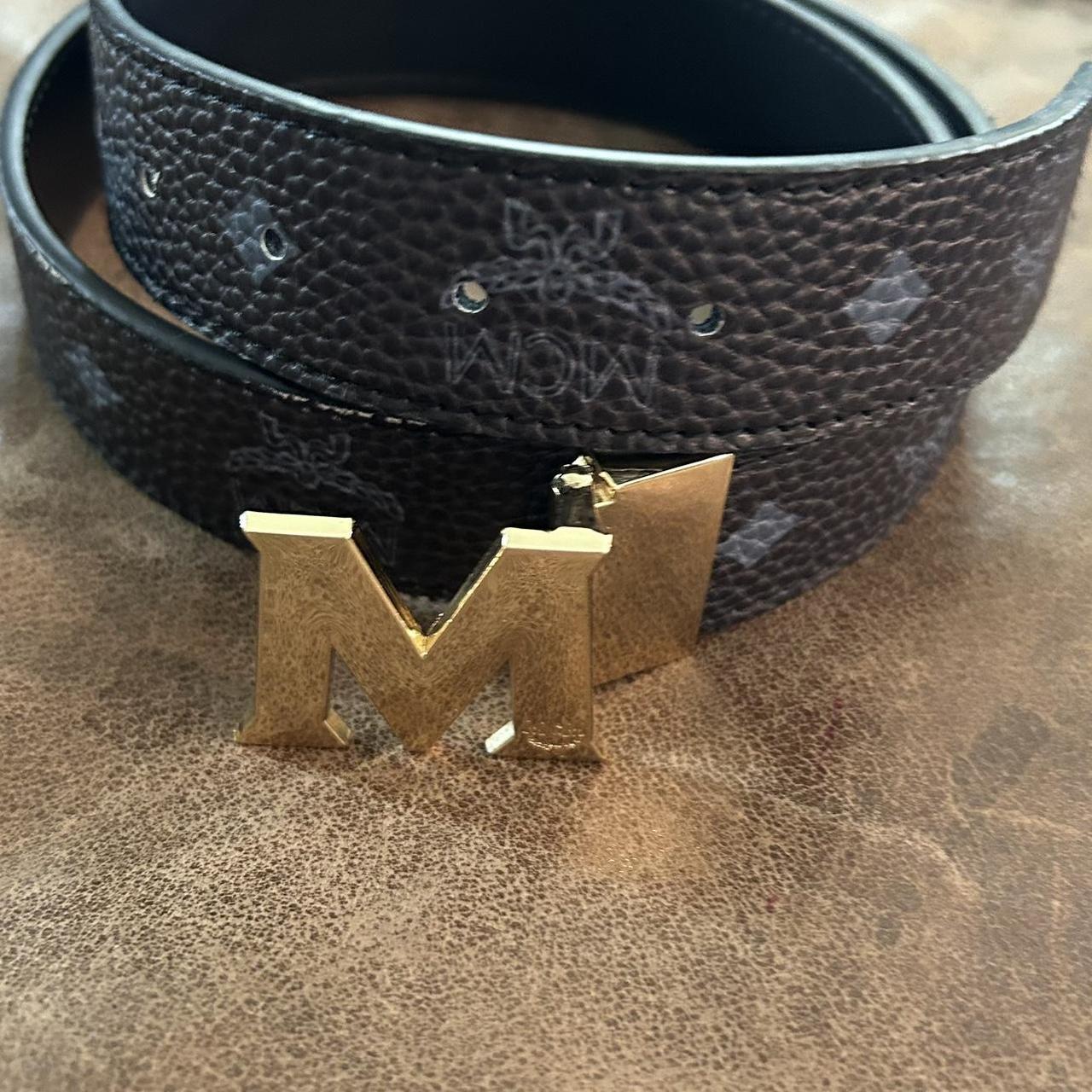 mcm belt size 32/36 - Depop