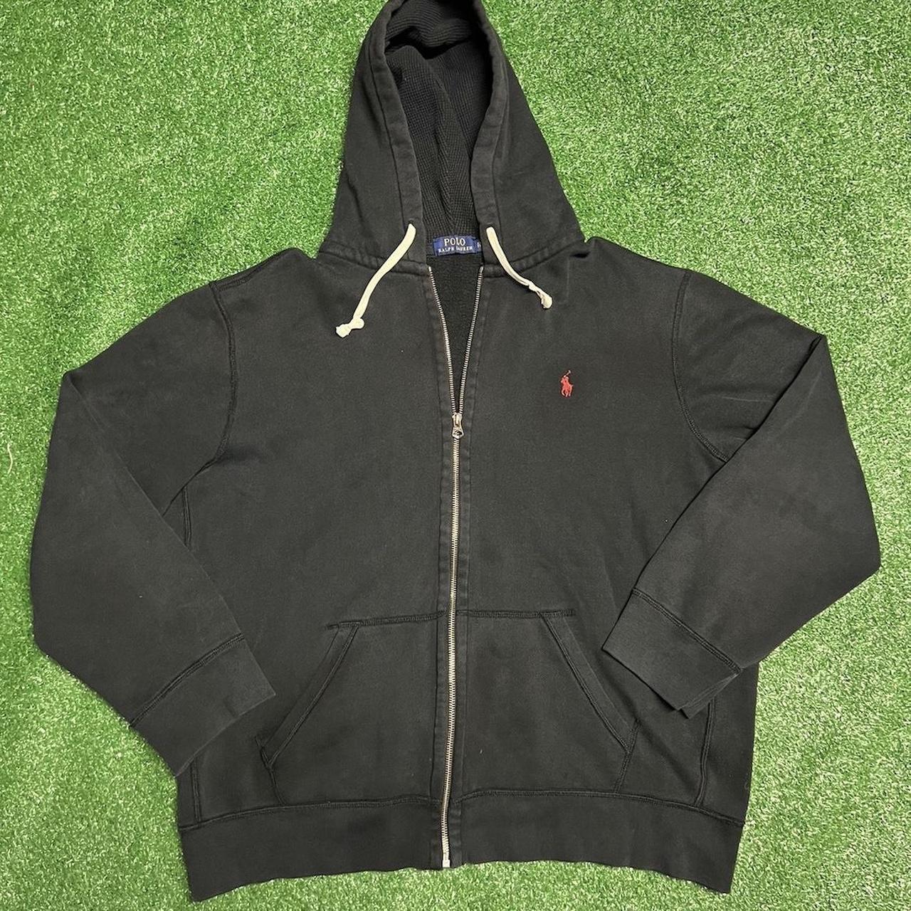 Vintage Polo Ralph Lauren Heavy Knit Zipup... - Depop