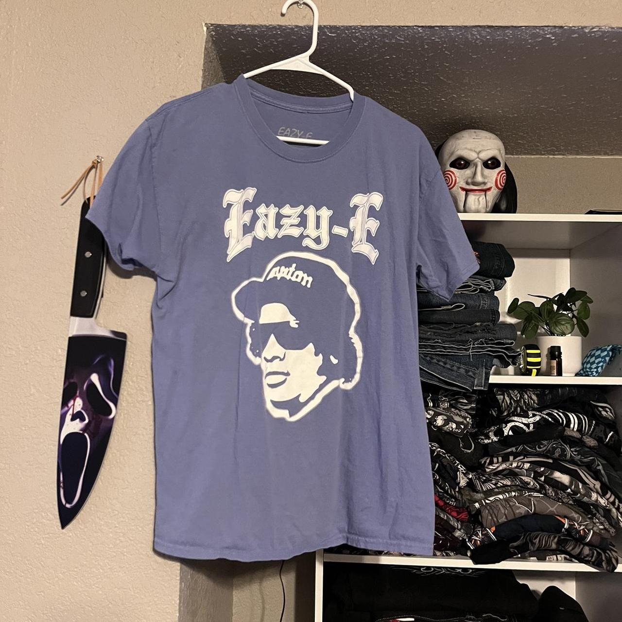 Eazy E merch T off purple Pre-owned in very good... - Depop