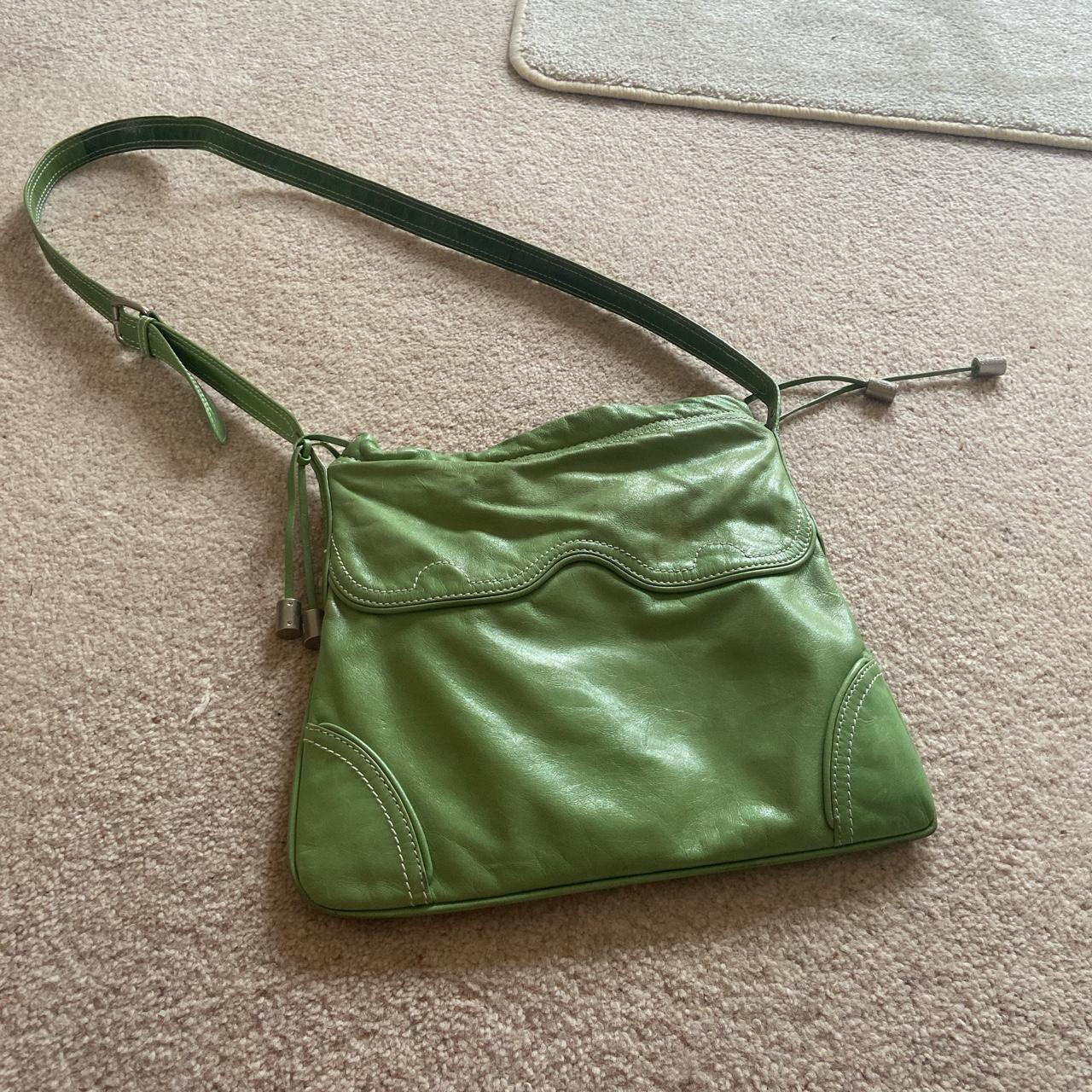 Gorgeous Light Green Billy Bag (a couple of marks on... - Depop