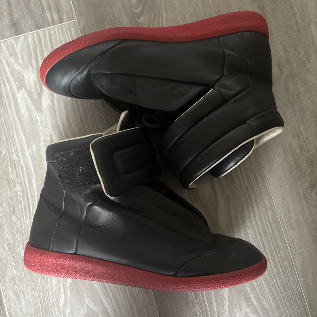Black/red bottom Maison Margiela Future size 7... - Depop