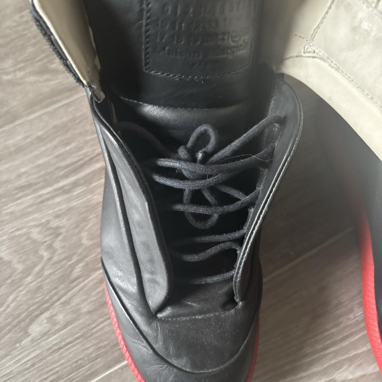 Black/red bottom Maison Margiela Future size 7... - Depop