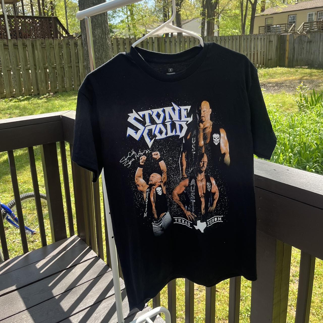 Vintage look Steve cold WWE tee Size M New/... - Depop