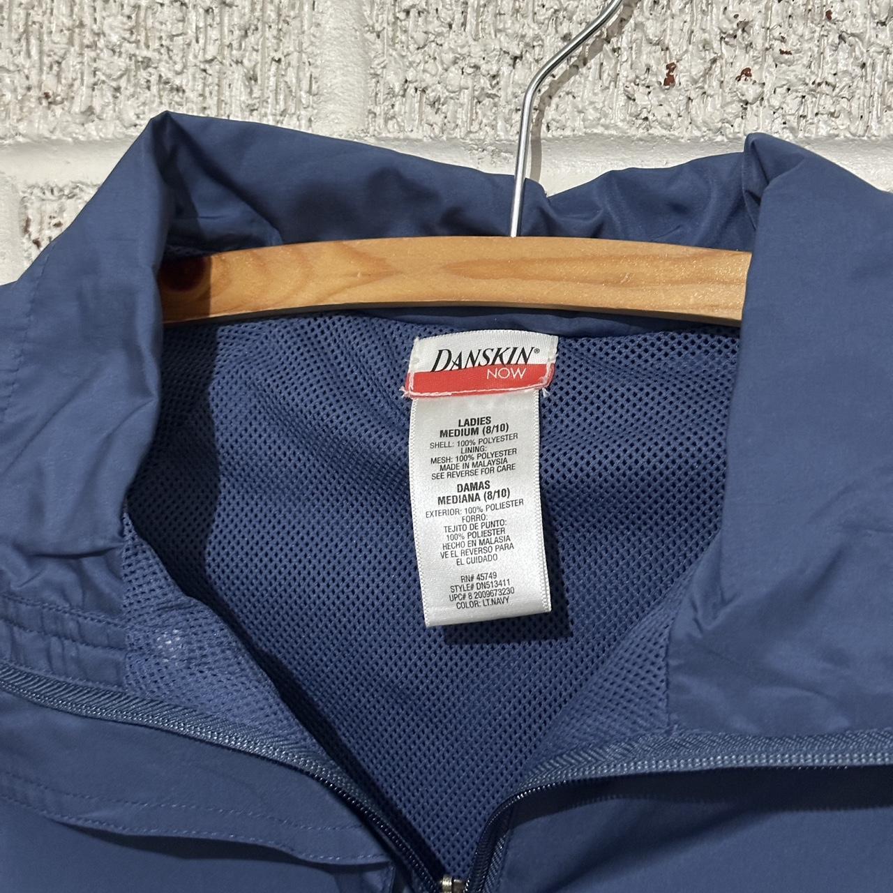 Cute vintage Danskin windbreaker quarter... - Depop