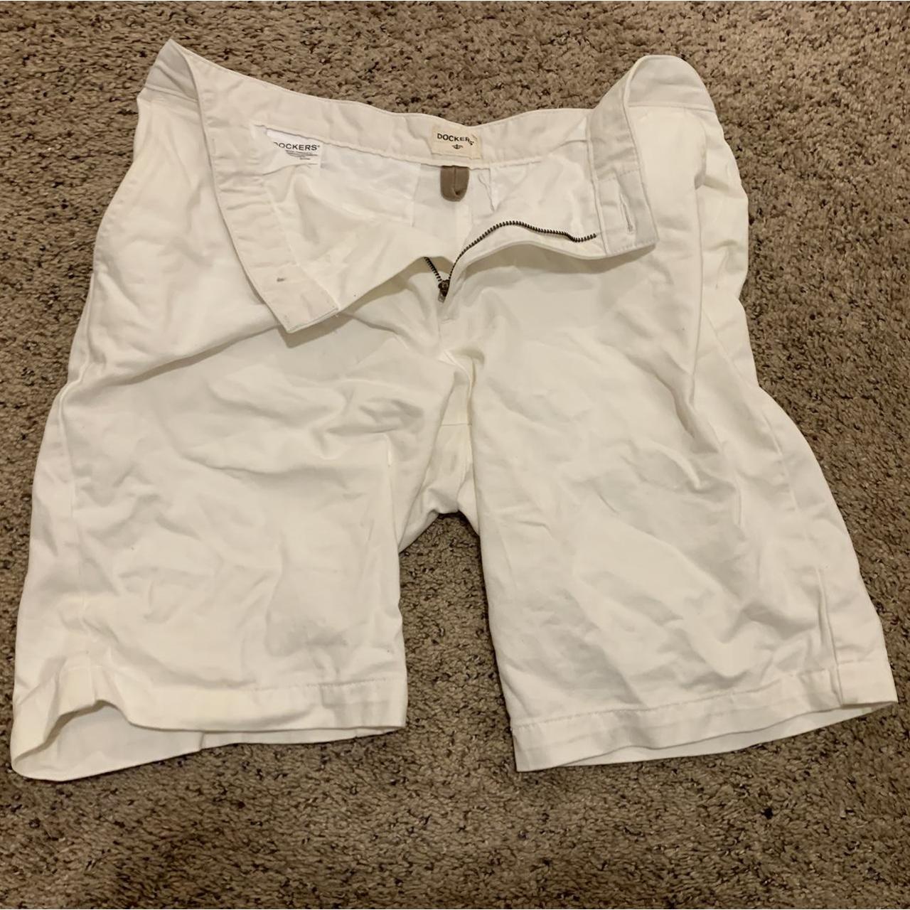 Dockers White Shorts - Depop