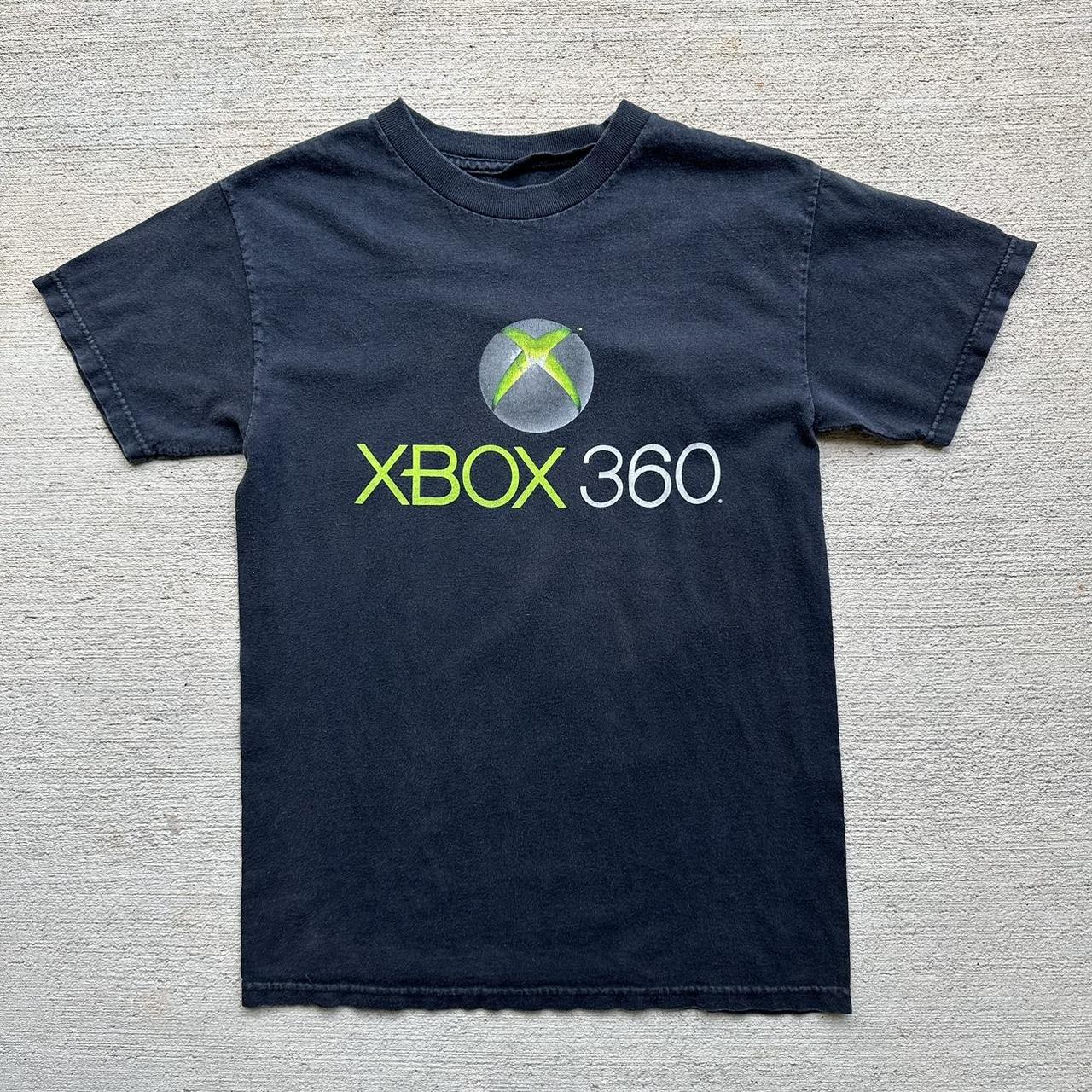Vintage Xbox 360 promo t shirt •SIZE: cut tag (fits... - Depop
