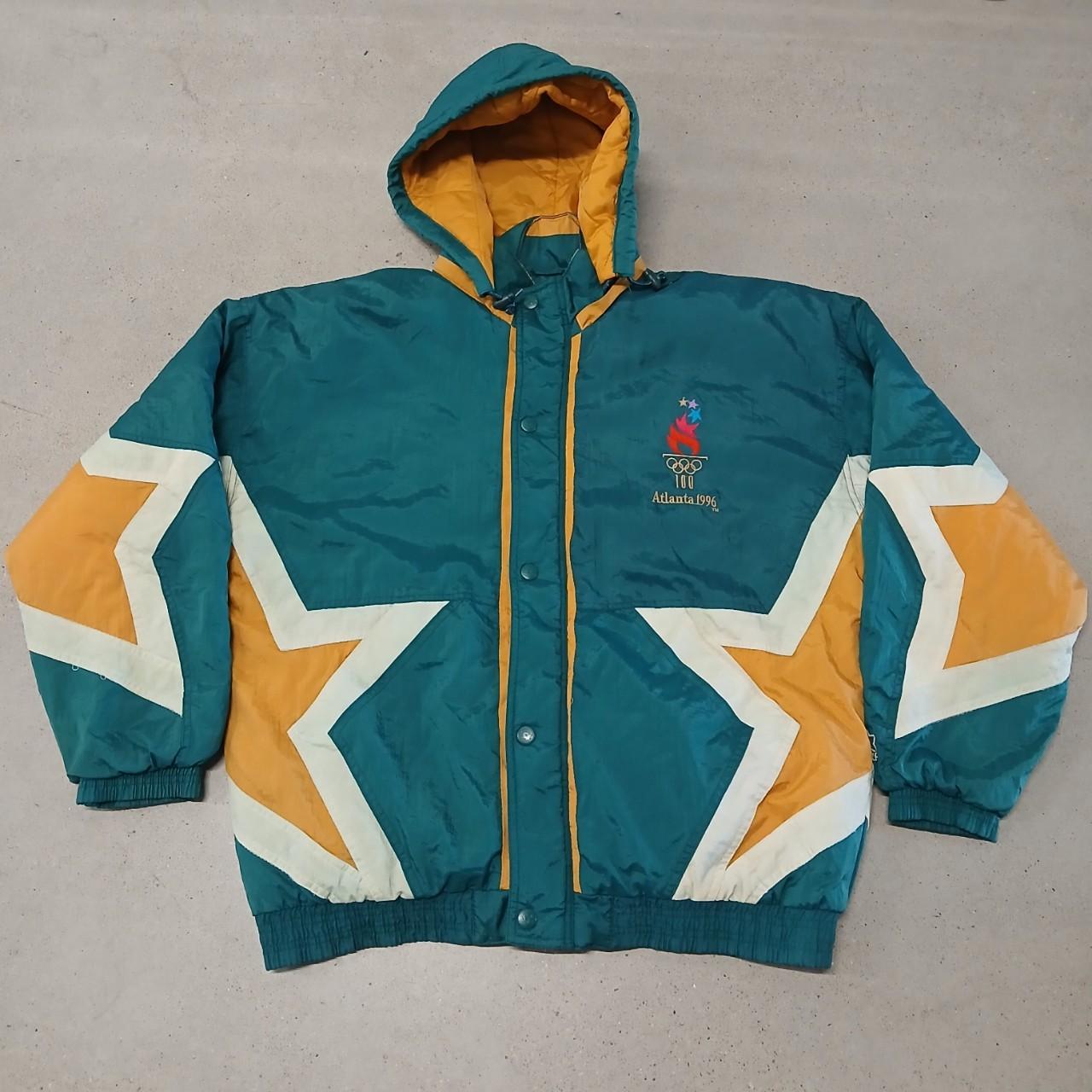 Vintage 90s 1996 starter Atlanta Olympic puffer... | Depop