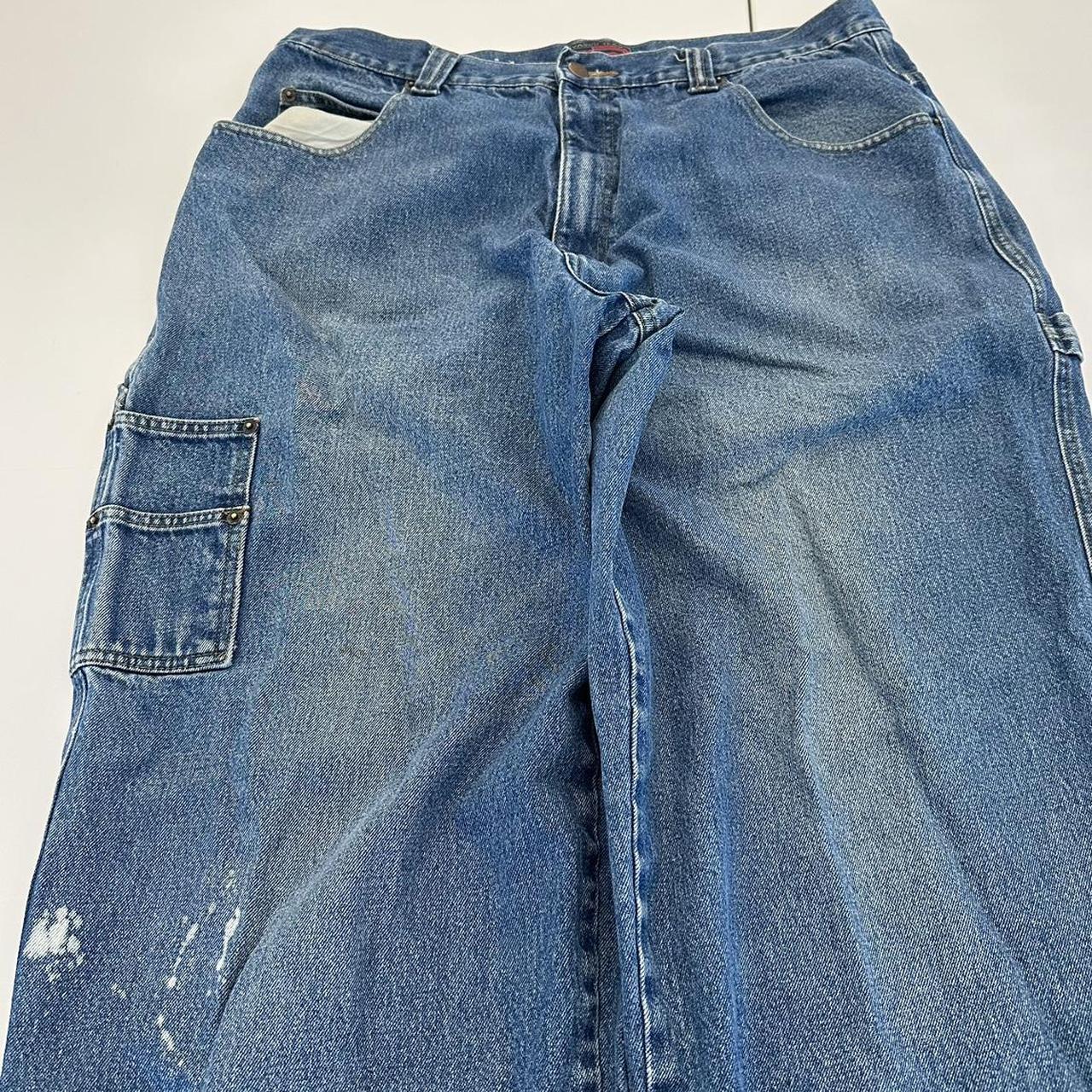 90s Extra Baggy Carpenter Utility Jeans Skate Jeans... - Depop