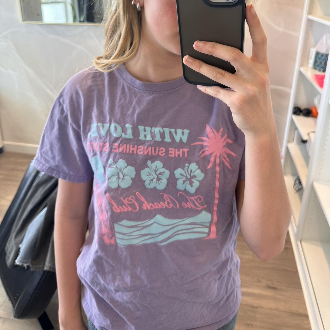 The beach club graphic tee This is the cutest shirt... - Depop