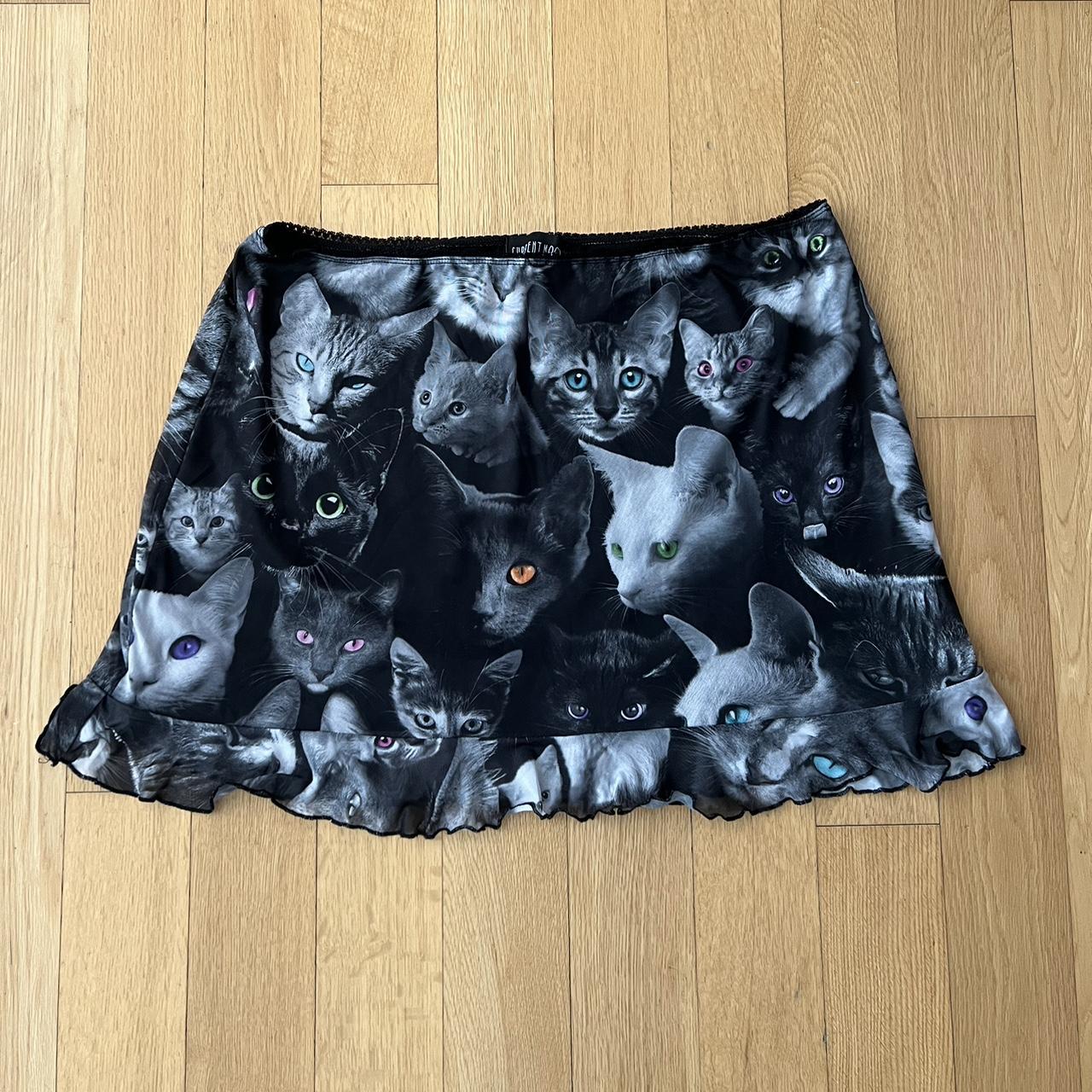 Current Mood cat skirt 2X - Depop