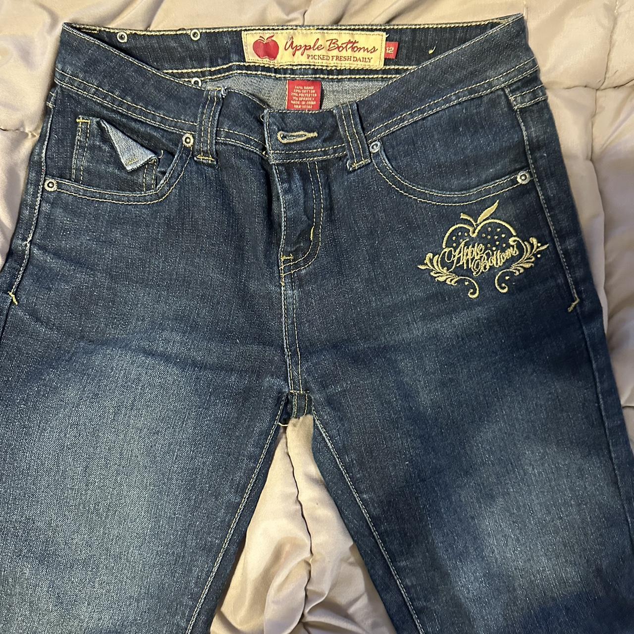 apple bottom skinny jeans perfect condition dm for... - Depop