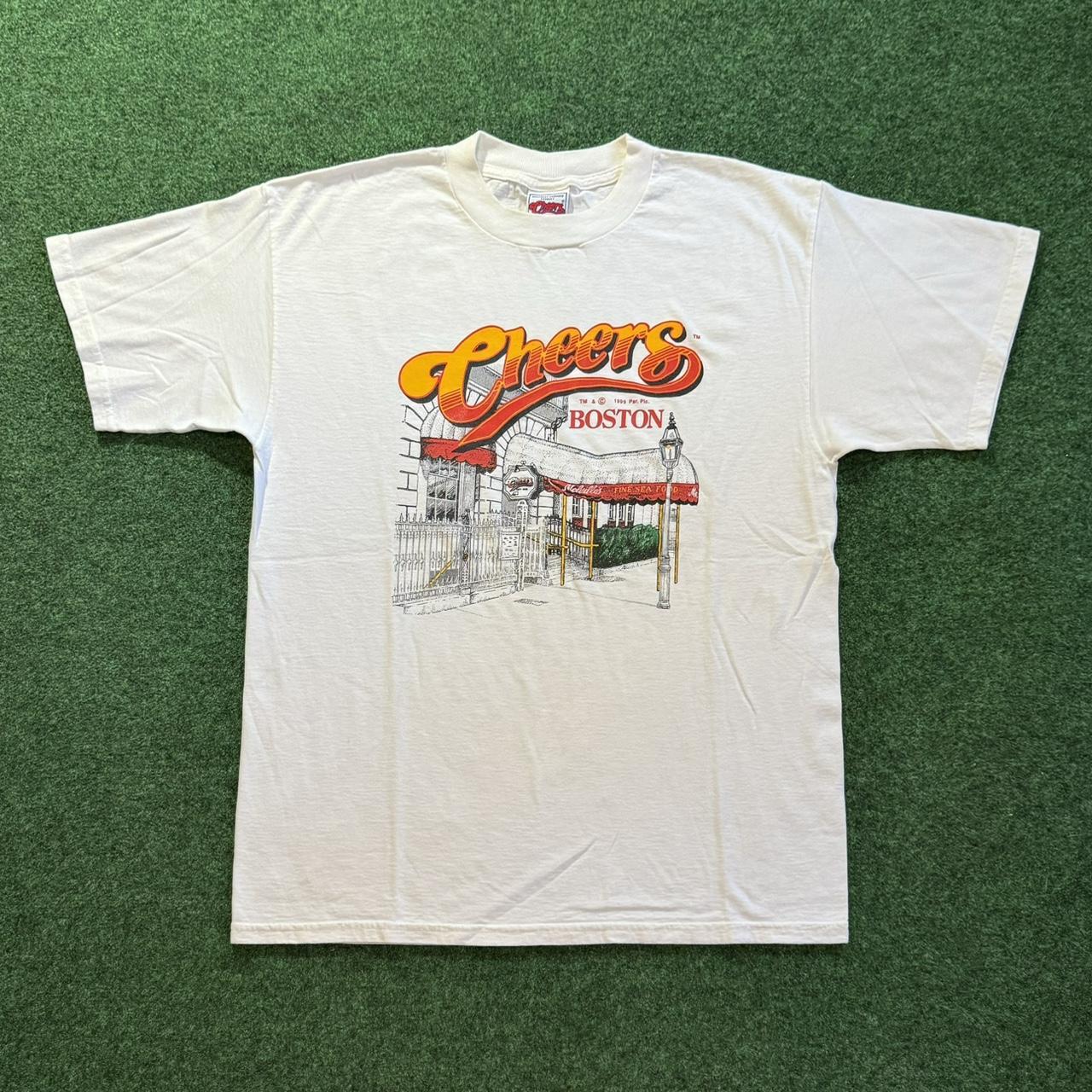 Vintage 1999 Cheers Boston 90s Graphic T... - Depop