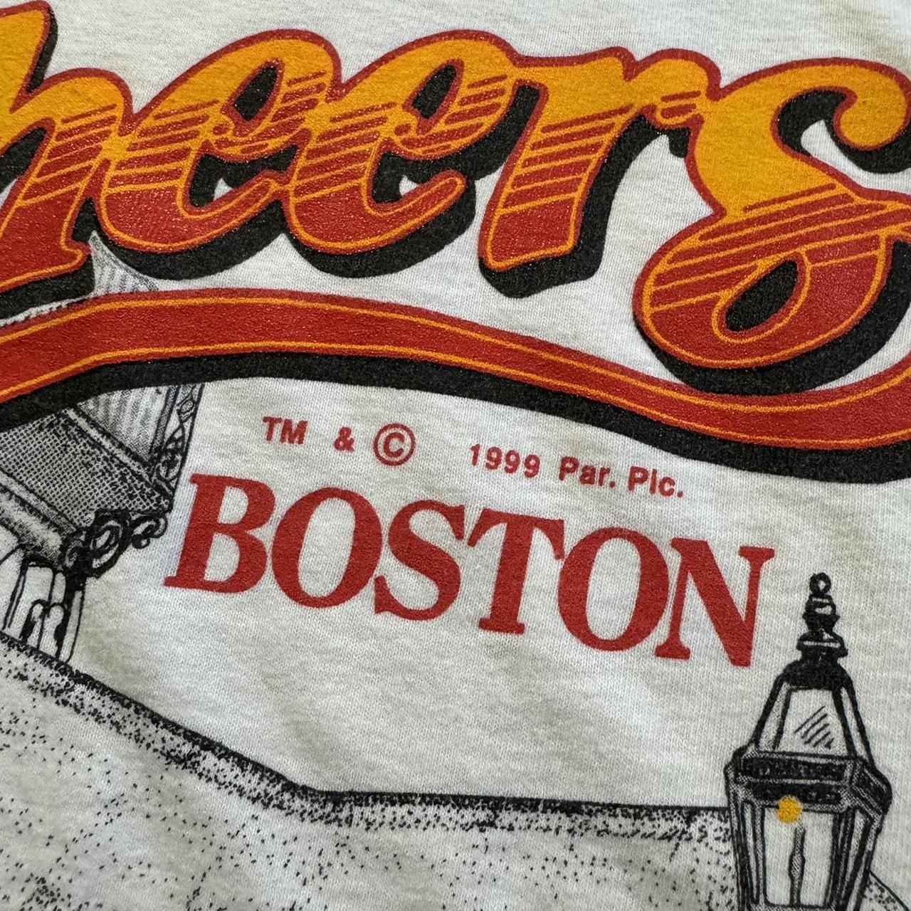 Vintage 1999 Cheers Boston 90s Graphic T... - Depop