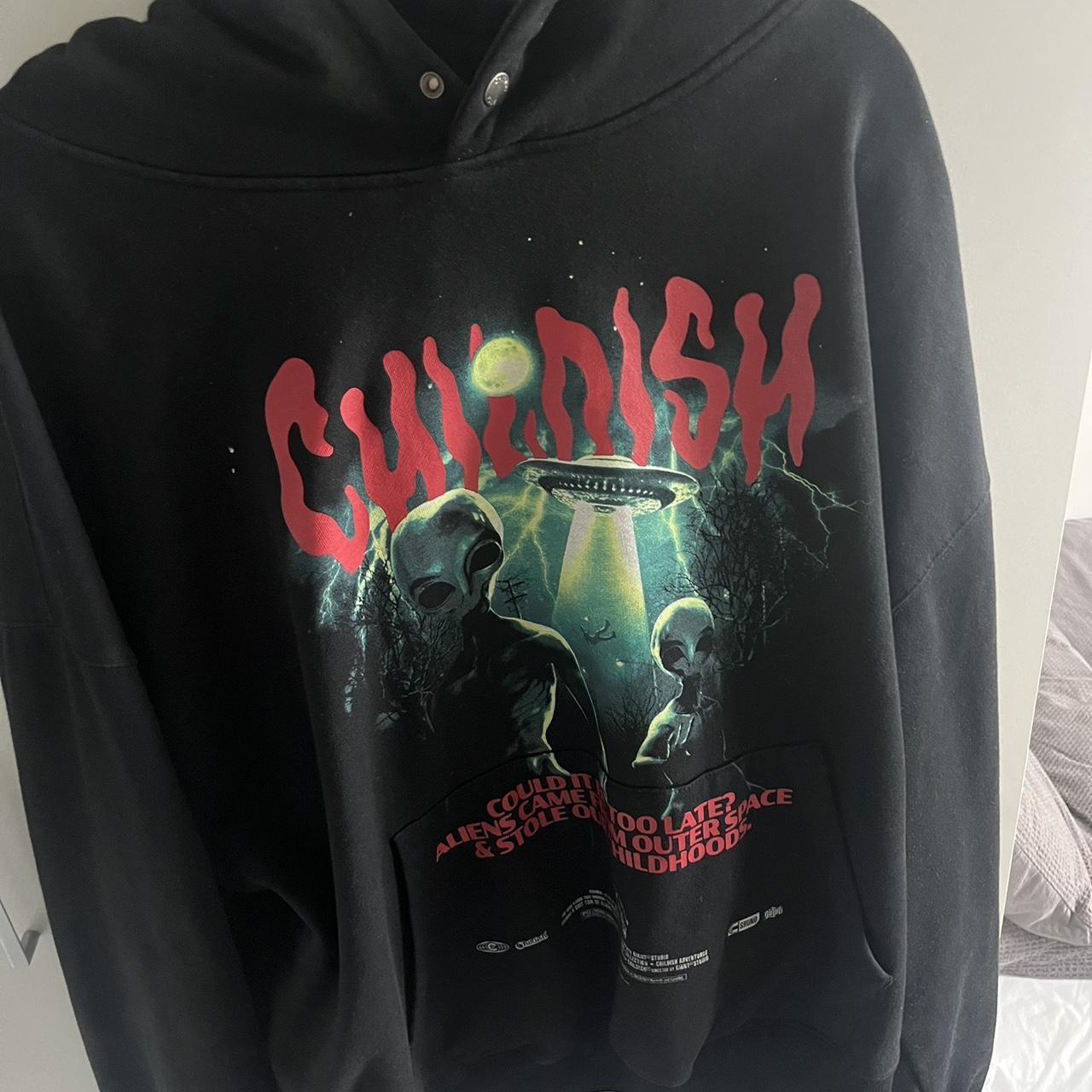 Childish Alien Hoodie - Depop