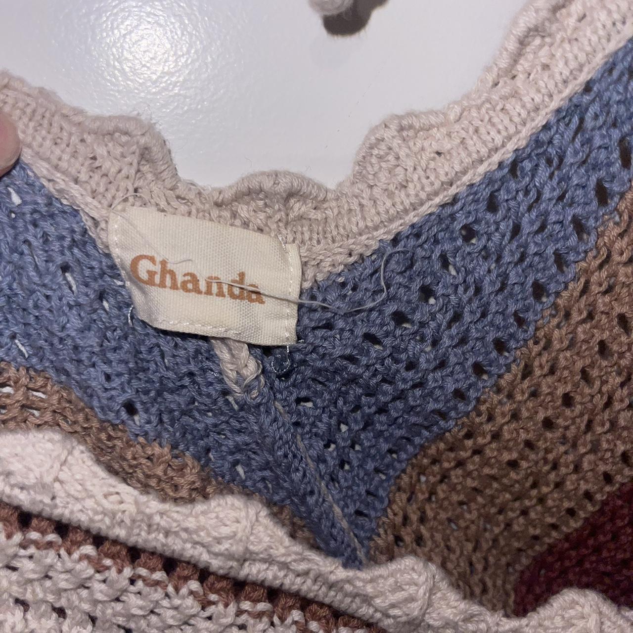 Ghanda Crochet Maxi Dress - Depop