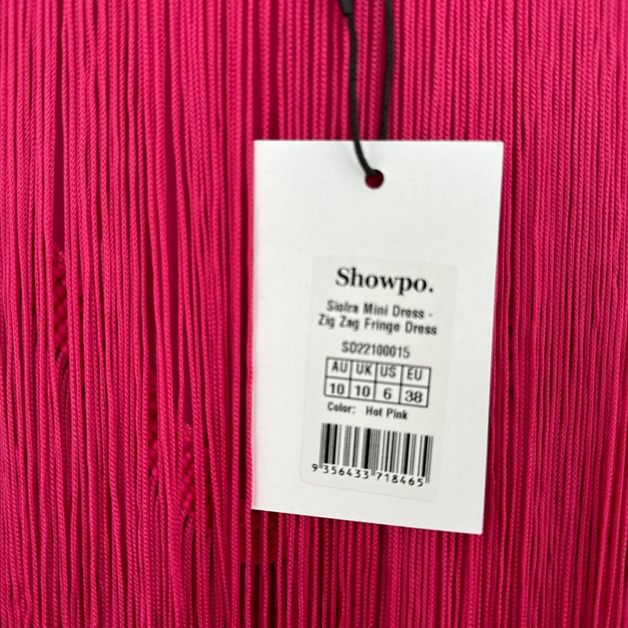 Showpo mini fringe dress New worn Size 10 Missed... - Depop