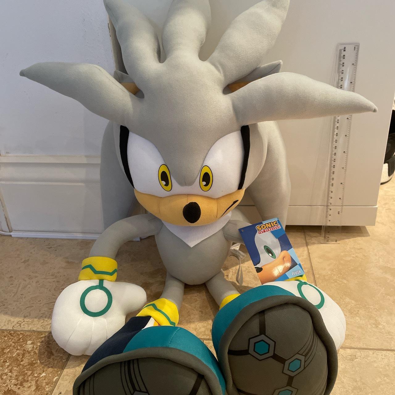 Silver the Hedgehog SEGA Great Eastern 20 inch plush... - Depop
