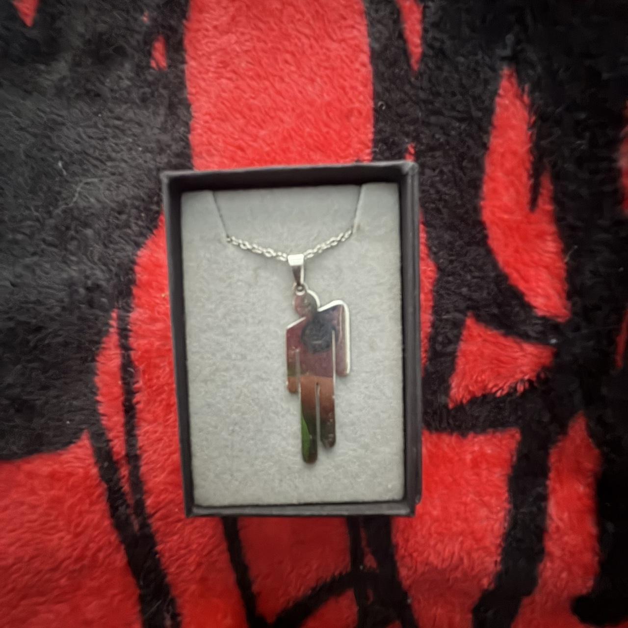 Silver Billie Eilish blohsh necklace (this is the... | Depop
