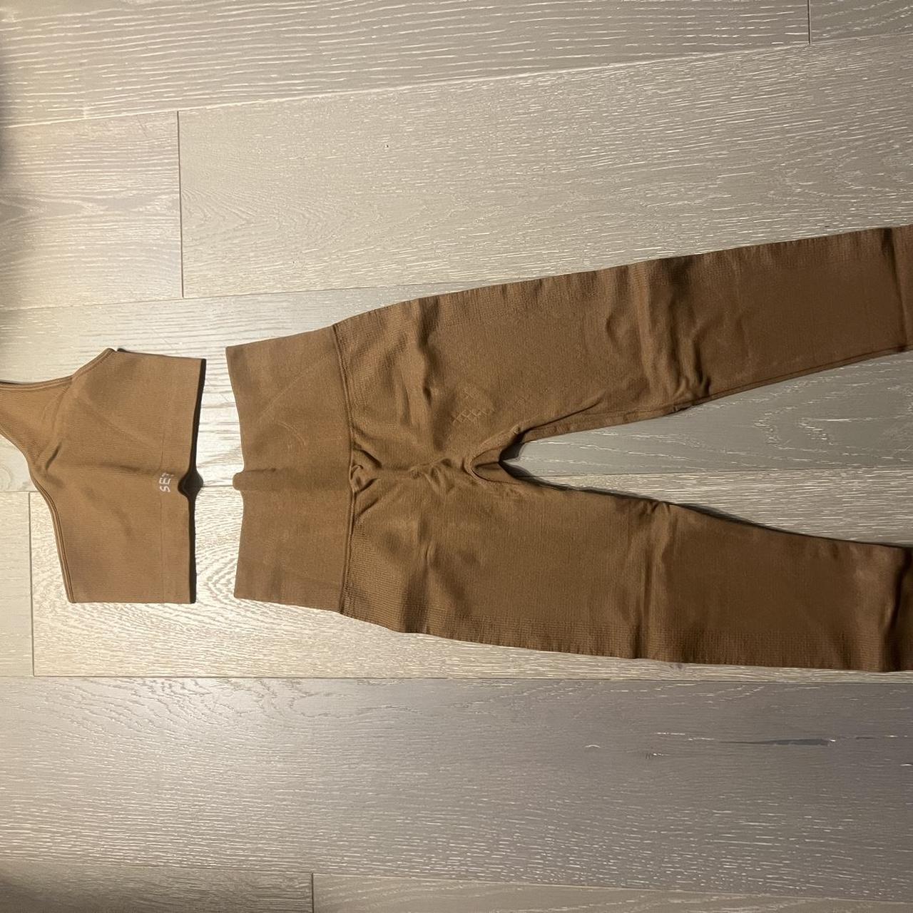 set active brown sculpt flex set!! In excellent... - Depop