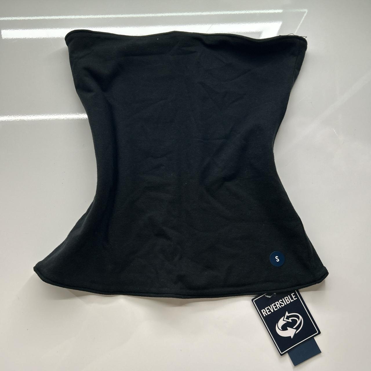 Black reversible tube top | Depop