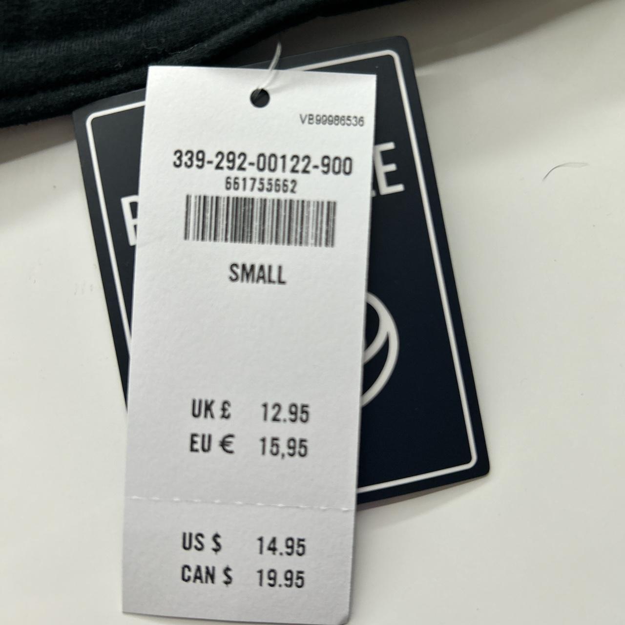 Black reversible tube top | Depop