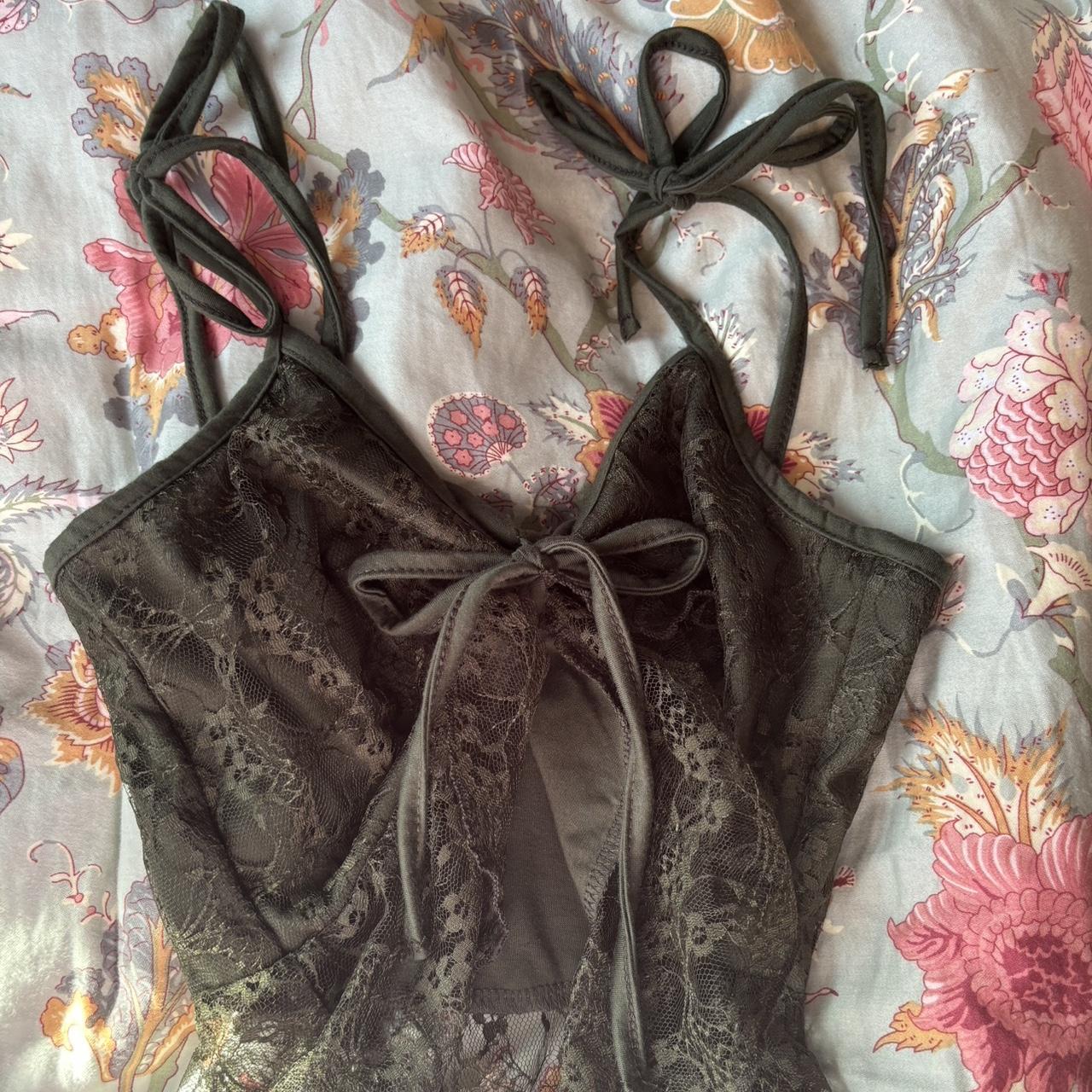 Fairycore lacy top -worn once #fairy #cottage... - Depop