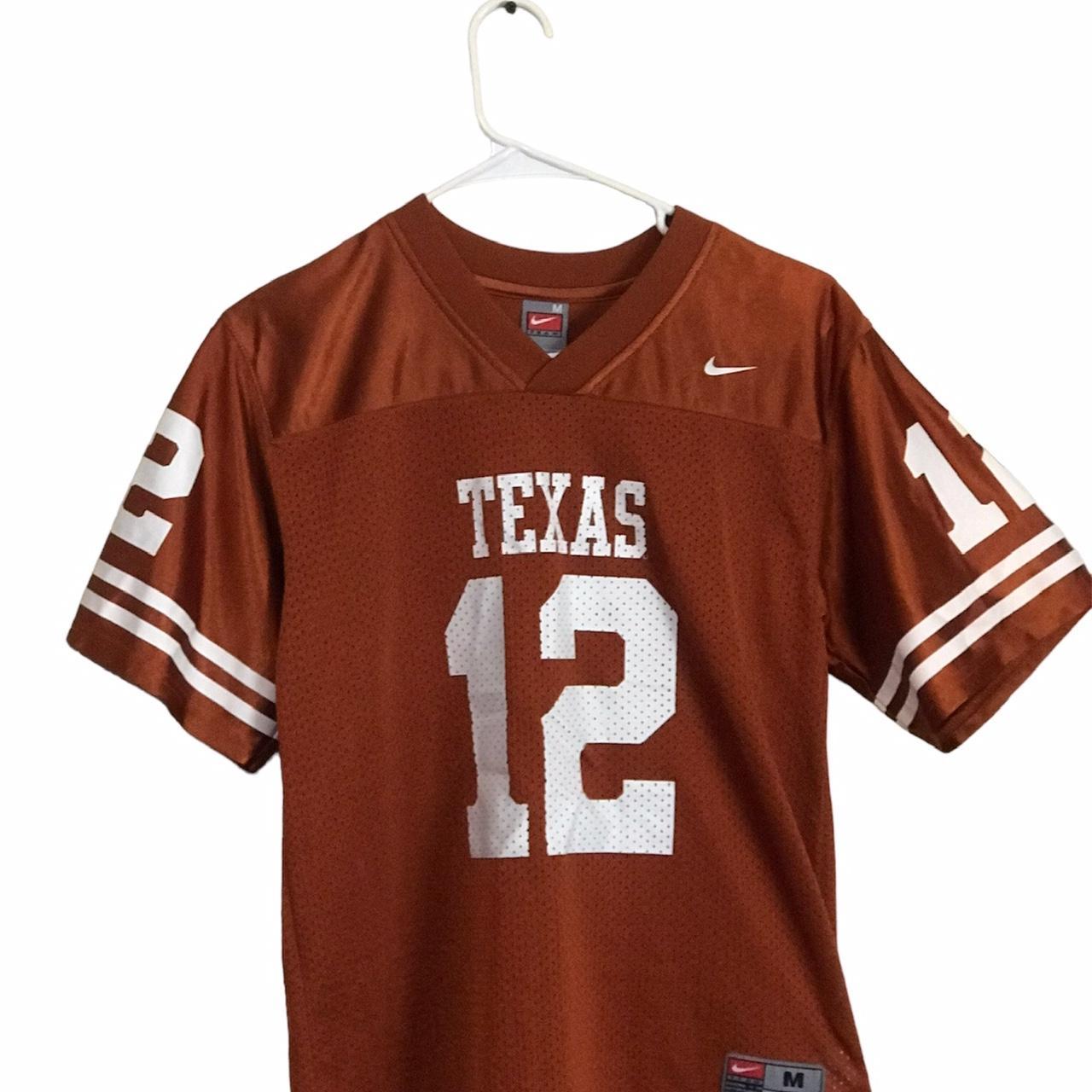 Vintage Nike Texas Longhorn #12 Jersey Youth... - Depop