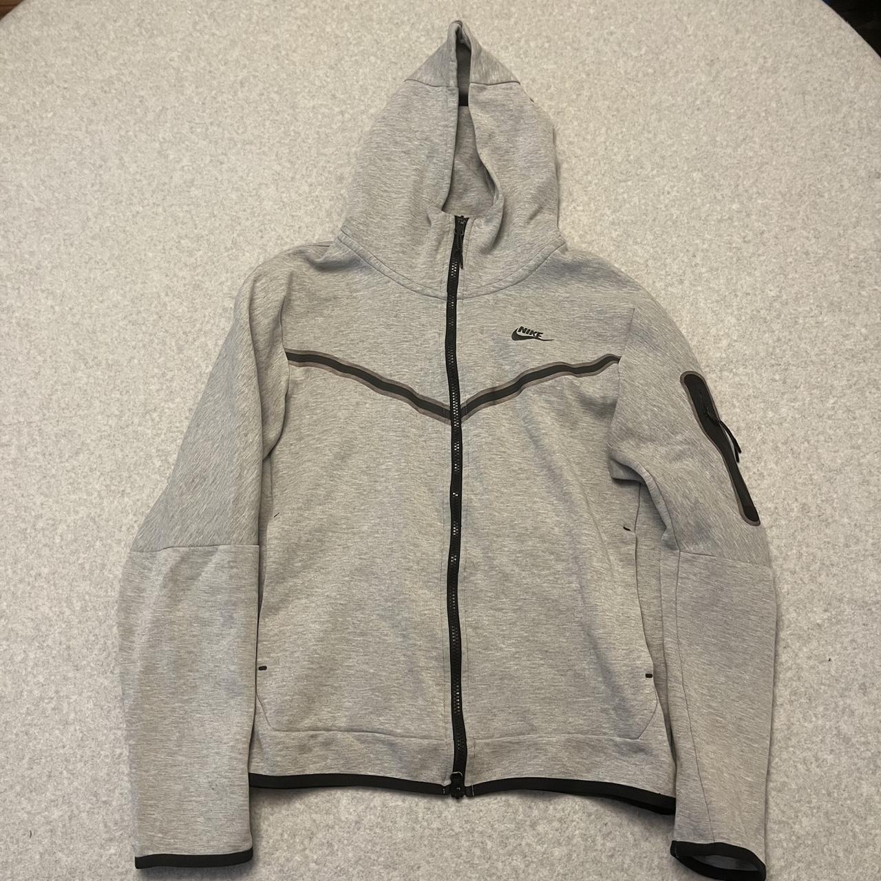 Grey Nike tech fleece hoodie #techfleece | Depop